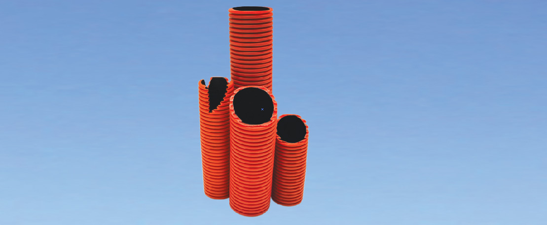 Underground Cable Protection - Rigid Conduit Pipe 750N | Hebeish Group